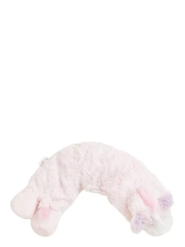 WARMIES Unicorn Plush Neck Wrap - Light Pastel Pink
