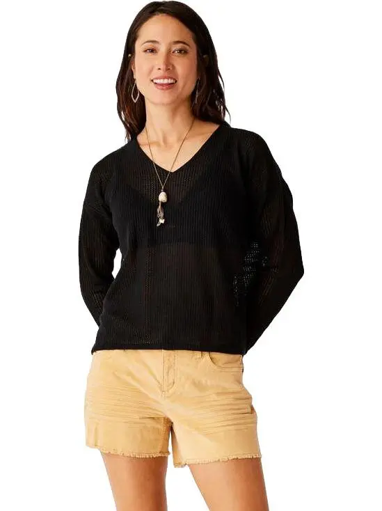 Carve Designs Lightweight Pullover - Black