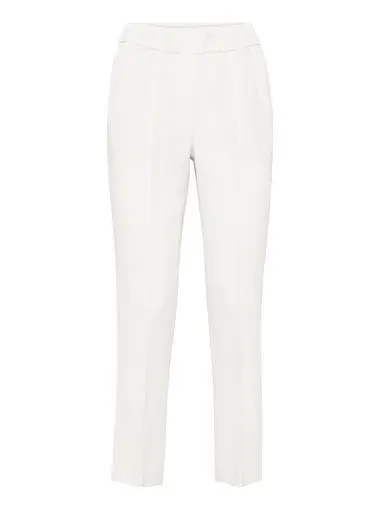 Brunello Cucinelli Tailored Jogger Trousers - Off-white