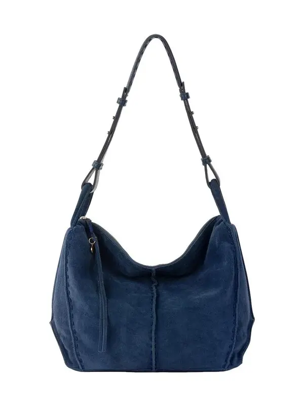 THE SAK Los Feliz Hobo Leather Bag - Indigo Suede