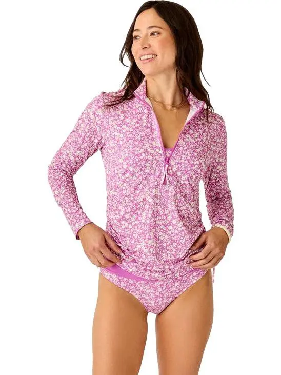 Carve Designs Cruz Long Sleeve Rashguard - Fleur