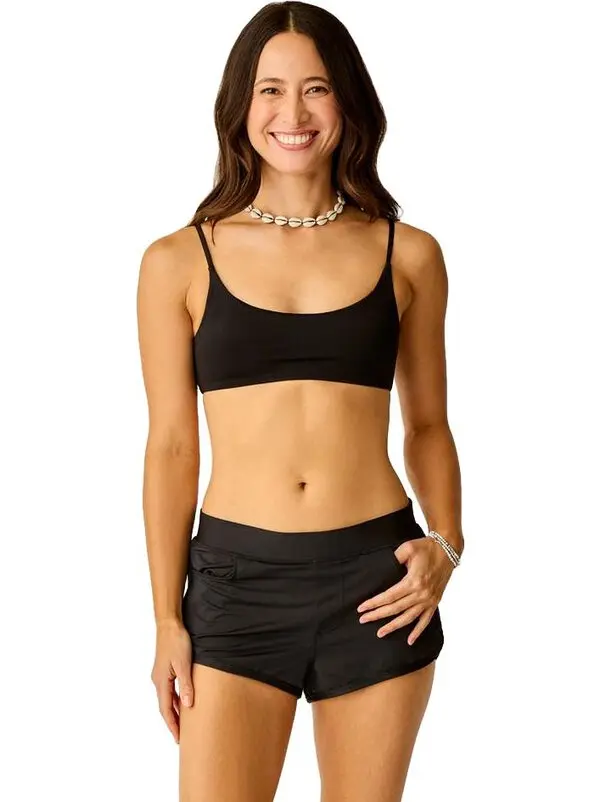 Carve Designs Mid-rise Stretch Shorts - Black