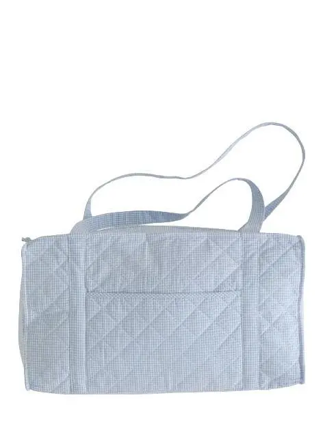 LITTLE ENGLISH Quilted Duffle Bag - Light Blue
