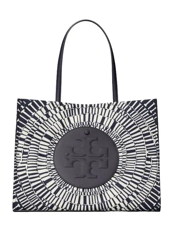 Tory Burch Small Ella Printed Tote - Navy Circle