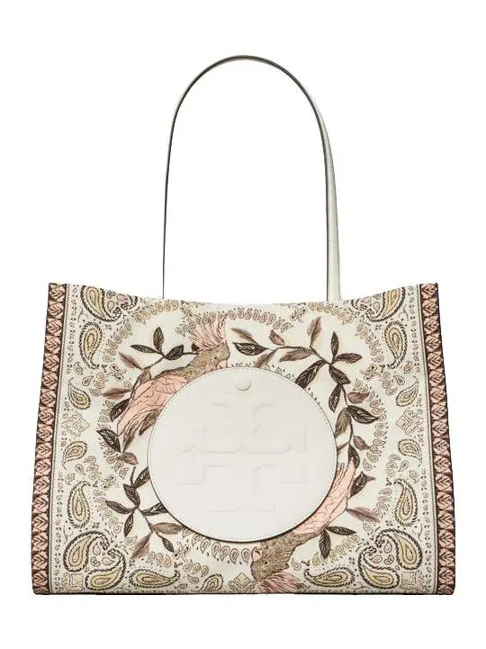 Tory Burch Small Ella Printed Tote - Pink Cockatoo