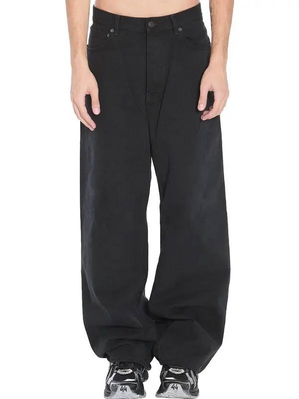 Balenciaga Baggy Denim Trousers - Black