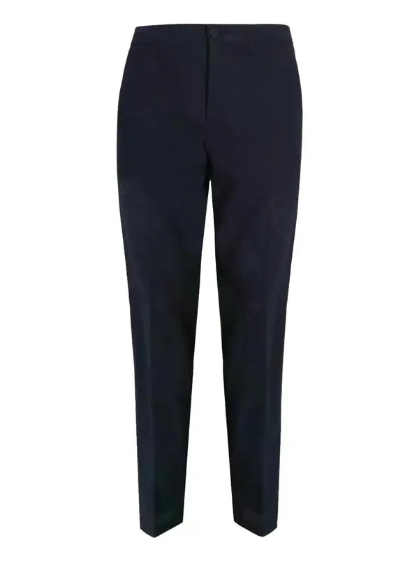 BOSS Pressed-crease Trousers - Blue