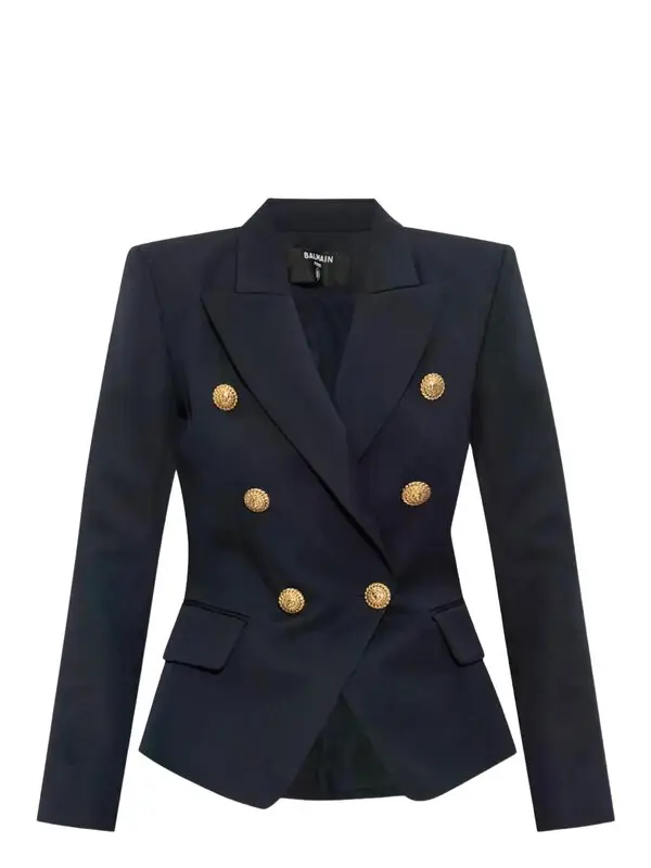 Balmain Double-breasted Blazer - Blue