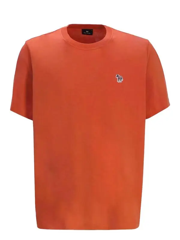 Paul Smith Patch-detail Cotton T-shirt - Red
