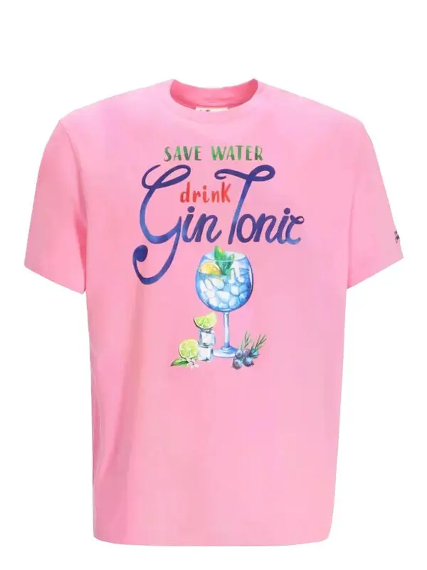 MC2 SAINT BARTH Gin Tonic T-shirt - Pink