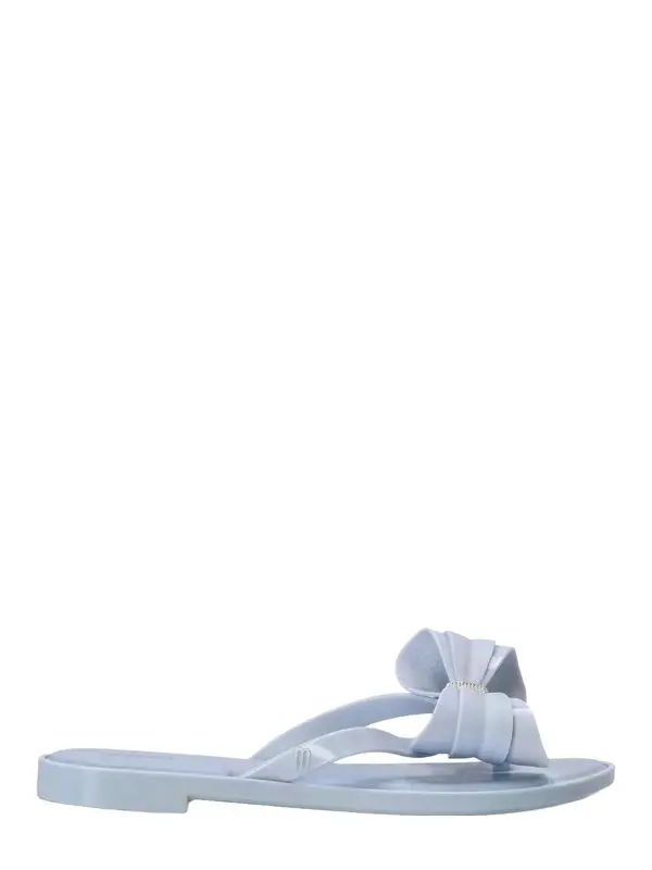 Melissa Bow-embellished Flip-flops - Blue