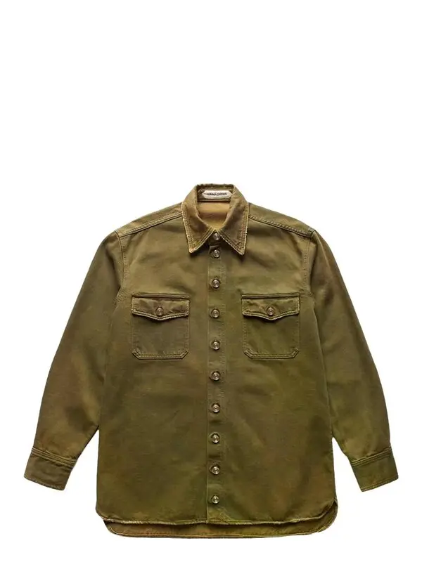 NAMACHEKO Hank Denim Shirt - Green