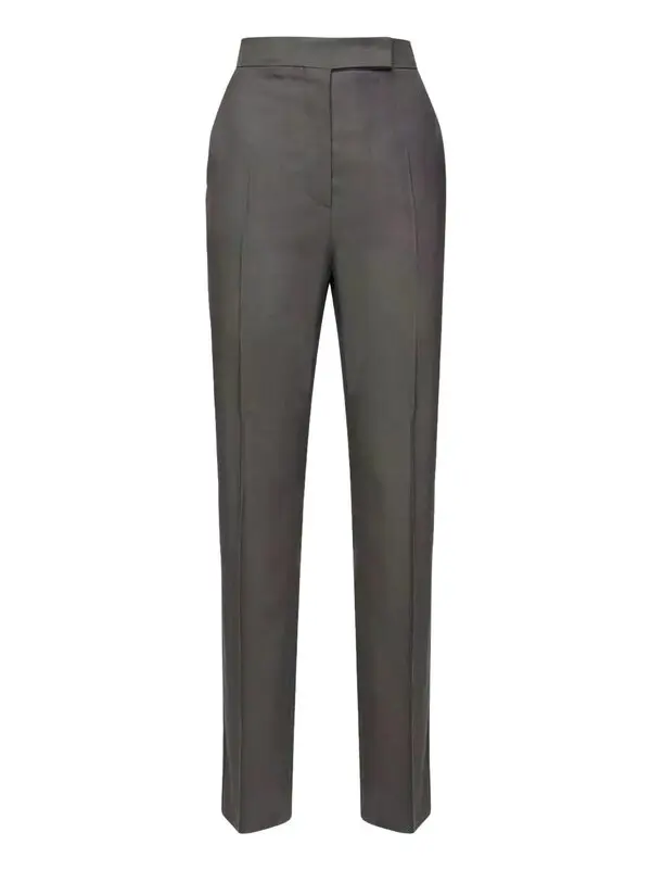 Max Mara Tailored Pressed-crease Trousers - Grey