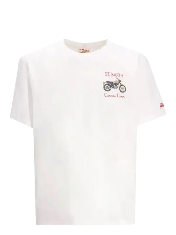 MC2 SAINT BARTH Curves Lover T-shirt - White