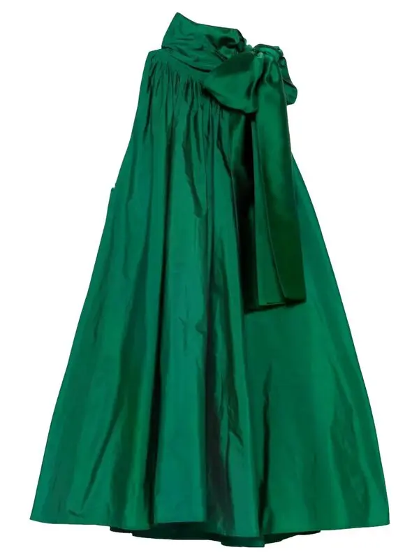Max Mara Bow-detail Dress - Green