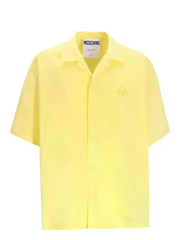 Moschino Short-sleeve Button-up Shirt - Yellow