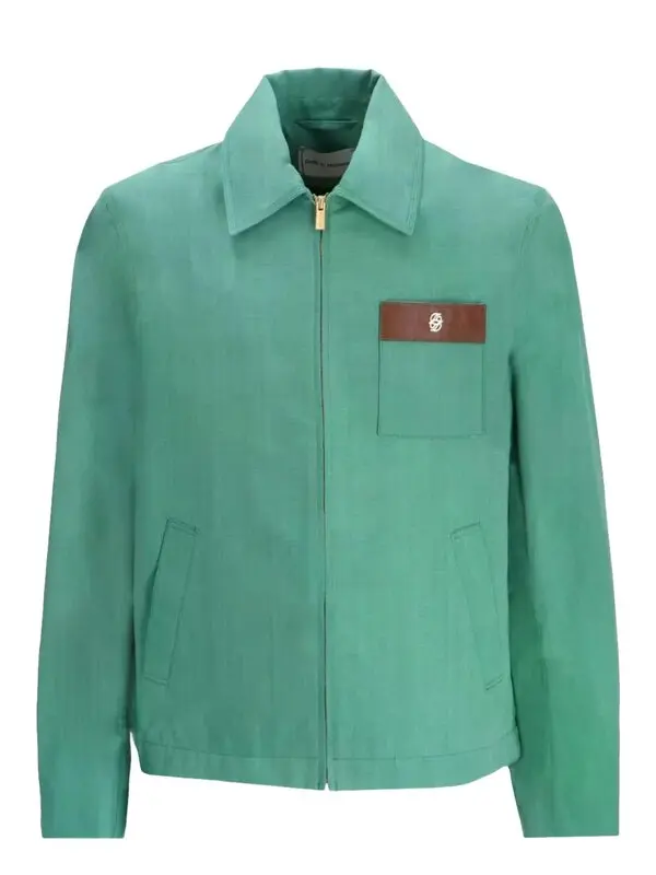 Drole De Monsieur Zip-up Jacket - Green