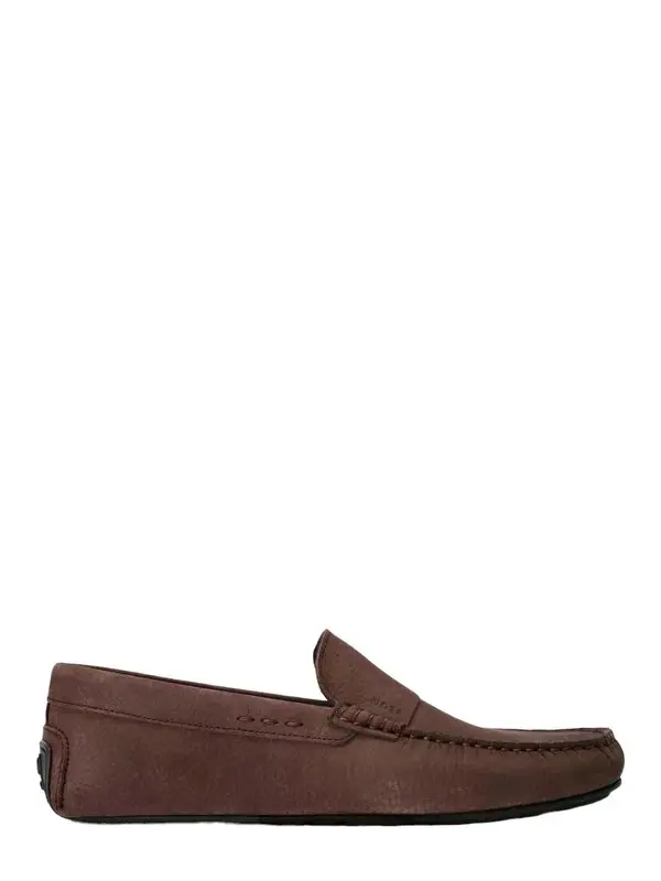 BOSS Leather Loafers - Brown