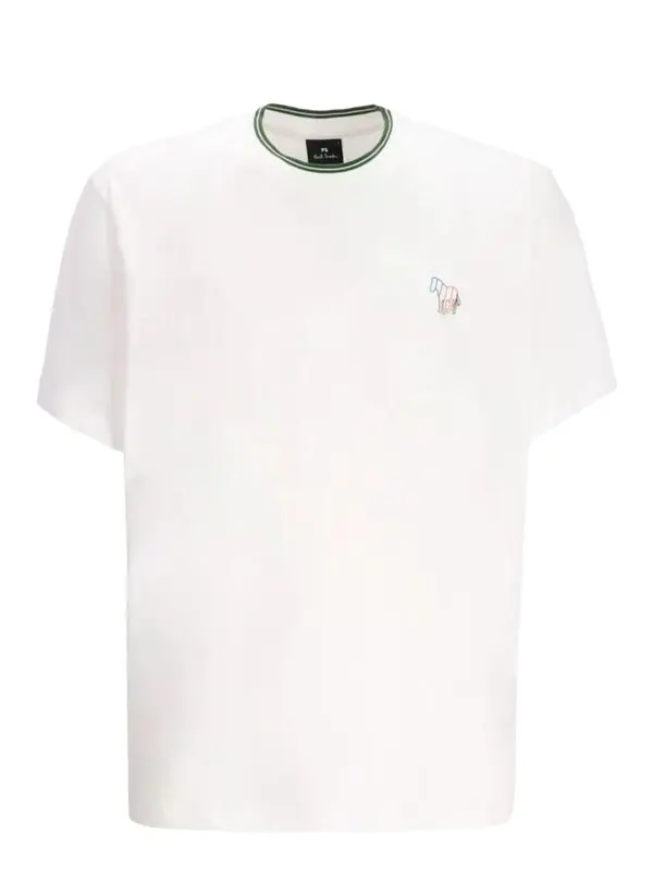Paul Smith Zebra-embroidered T-shirt - White