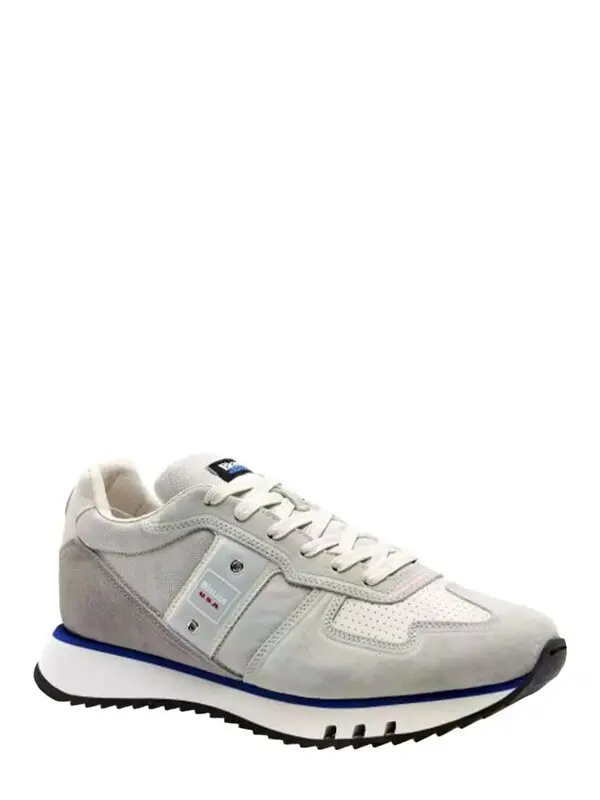 BLAUER. Panelled Sneakers - Grey