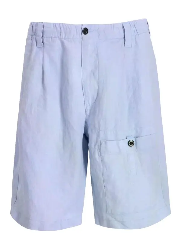 C.P. COMPANY Elasticated-waist Bermuda Shorts - Blue