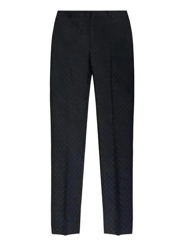 Alexander McQueen Skull-pattern Trousers - Black