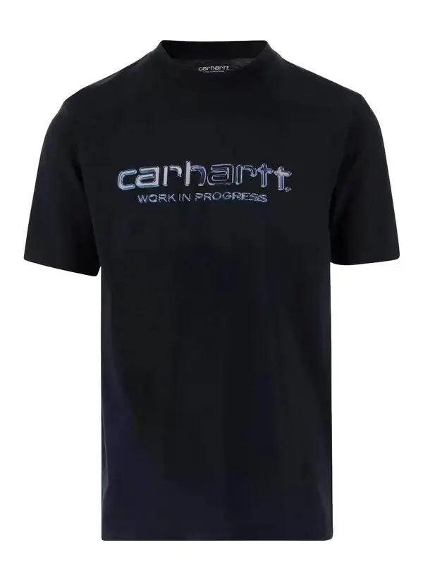 Carhartt Work In Progress S/s Solar Chrome Script T-shirt - Blue