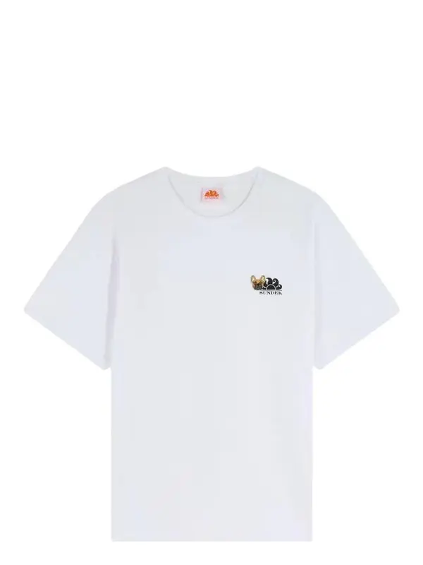 Sundek X Pelo Foundation Embroidered T-shirt - White