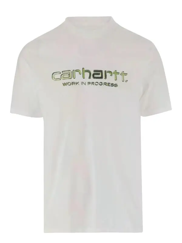 Carhartt Work In Progress S/s Solar Chrome Script T-shirt - White