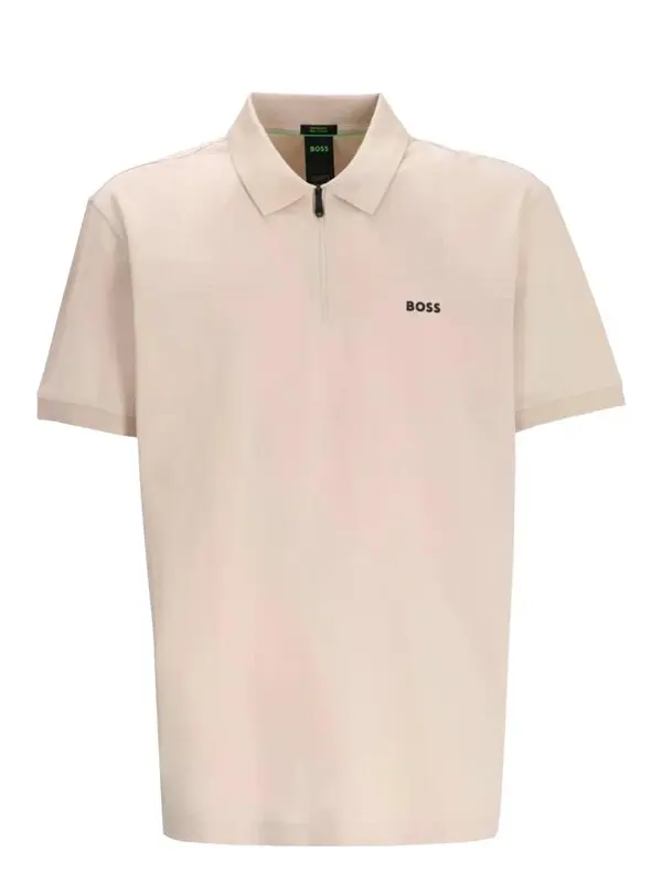 BOSS Cotton Polo Shirt - Neutrals