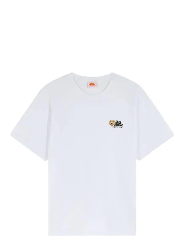Sundek X Pelo Foundation Embroidered T-shirt - White