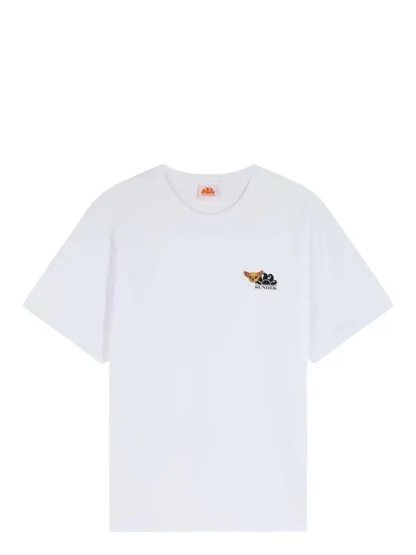 Sundek X Pelo Foundation Embroidered T-shirt - White