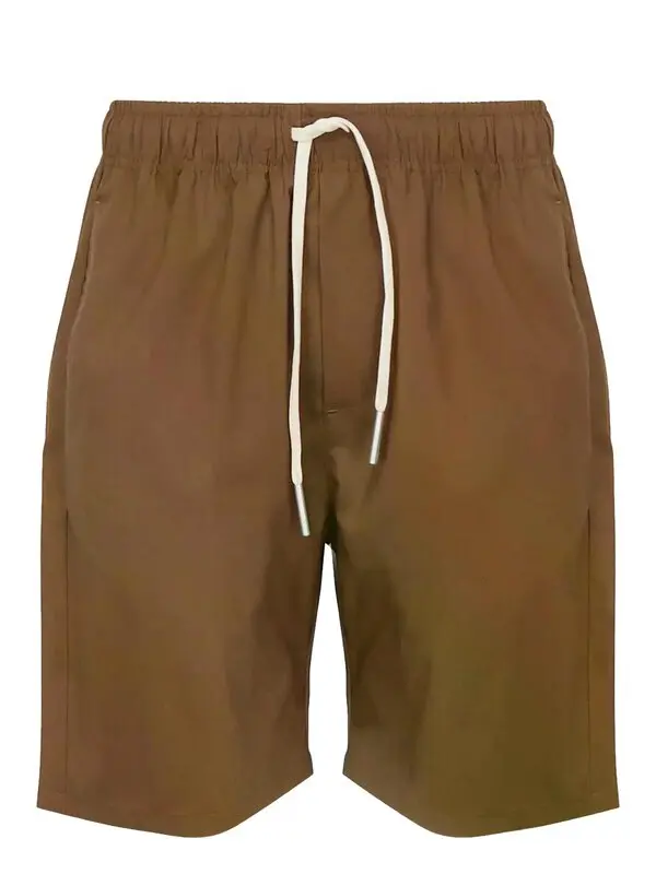 GIULIANO GALIANO Elasticated-waist Drawstring Shorts - Brown
