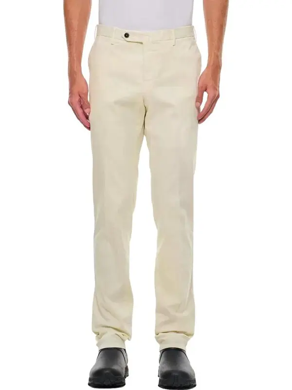 PT TORINO Button-zip Trousers - Neutrals