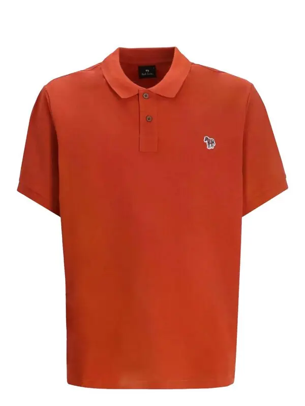 Paul Smith Zebra-patch Polo Shirt - Red