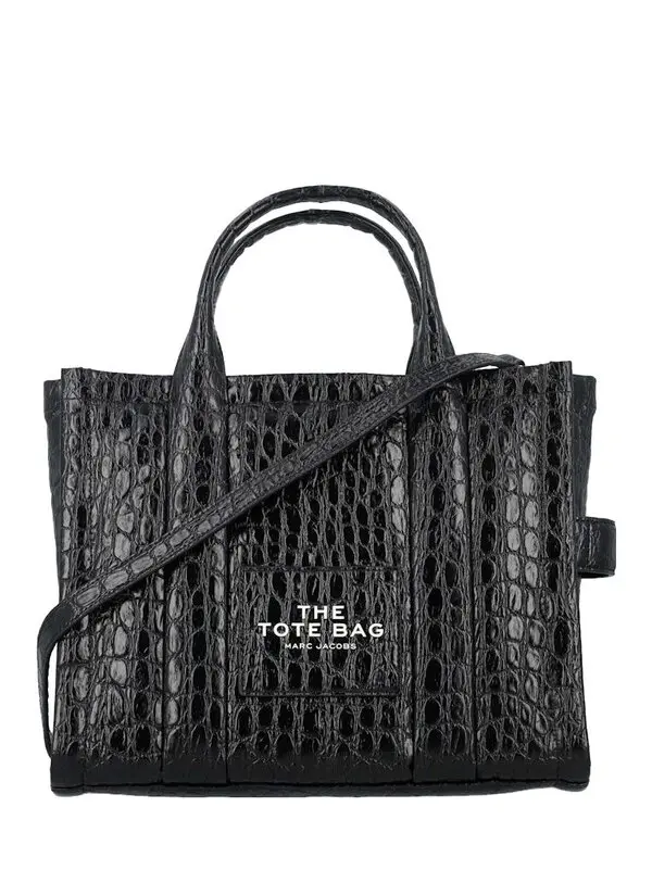 Marc Jacobs The Medium Tote Crocco - Black