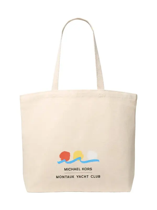 Michael Kors Cotton Canvas Tote Bag - Natural