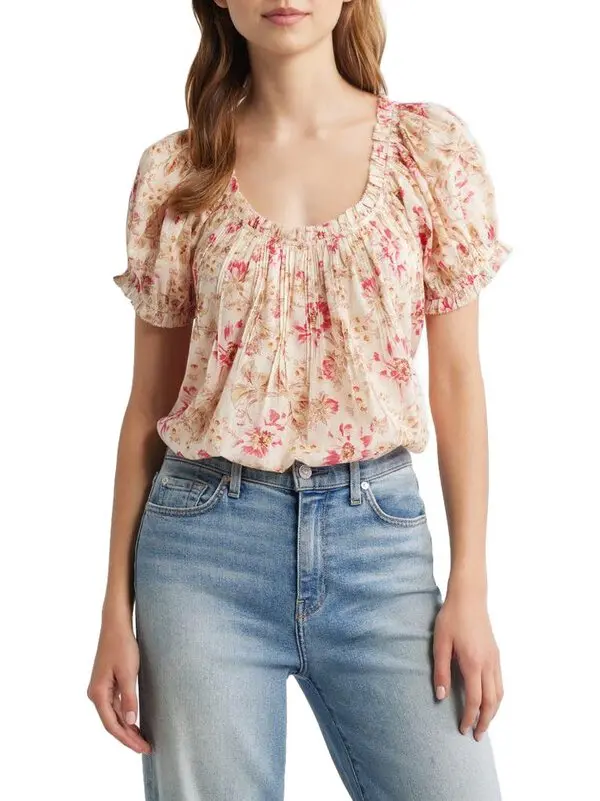DÔEN Frederica Floral Organic Cotton Top - Fleurs De Provence