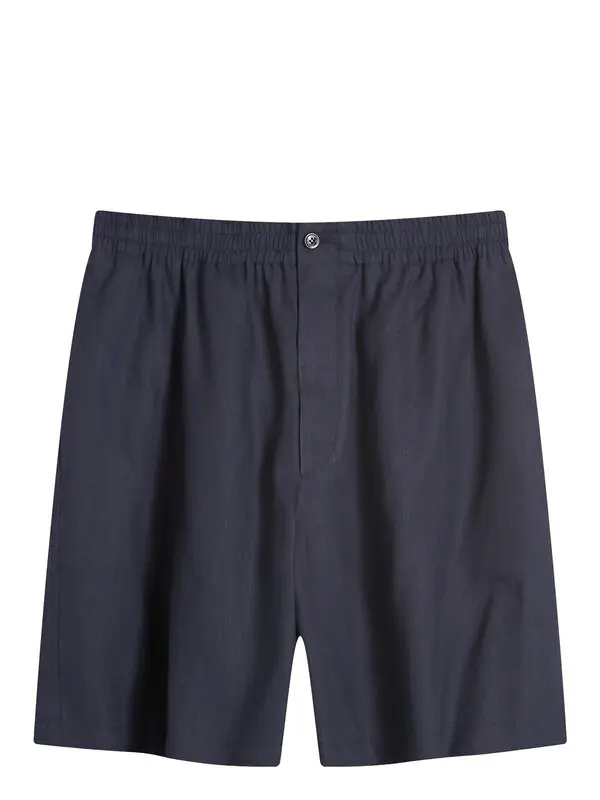 Moncler X Gilga Farm Linen Shorts - Navy