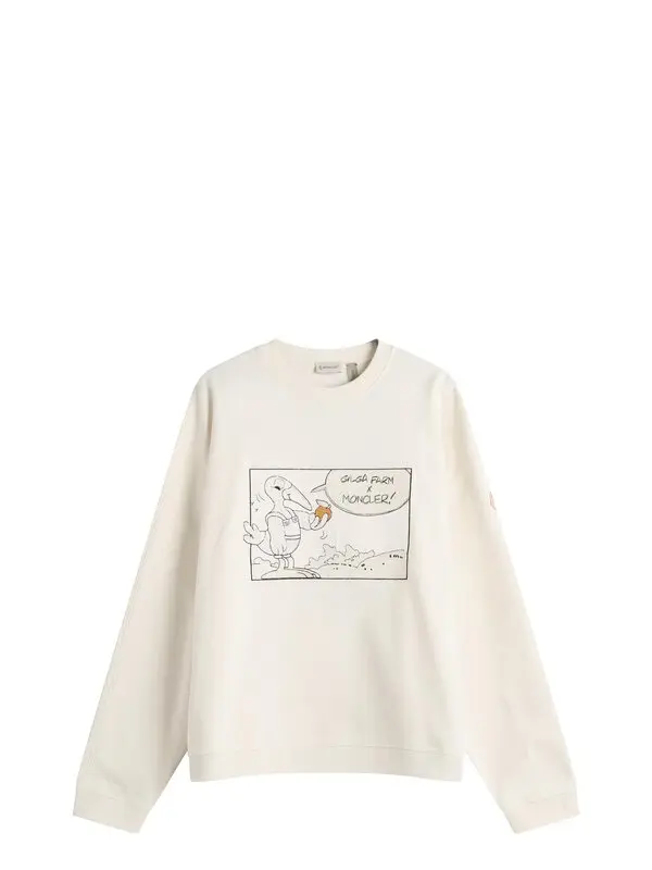 Moncler X Gilga Farm Fleece Sweatshirt - White