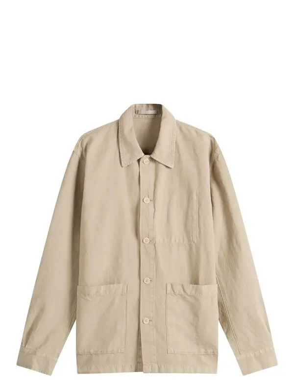 Norse Projects Julian Cotton Linen Overshirt - Clay