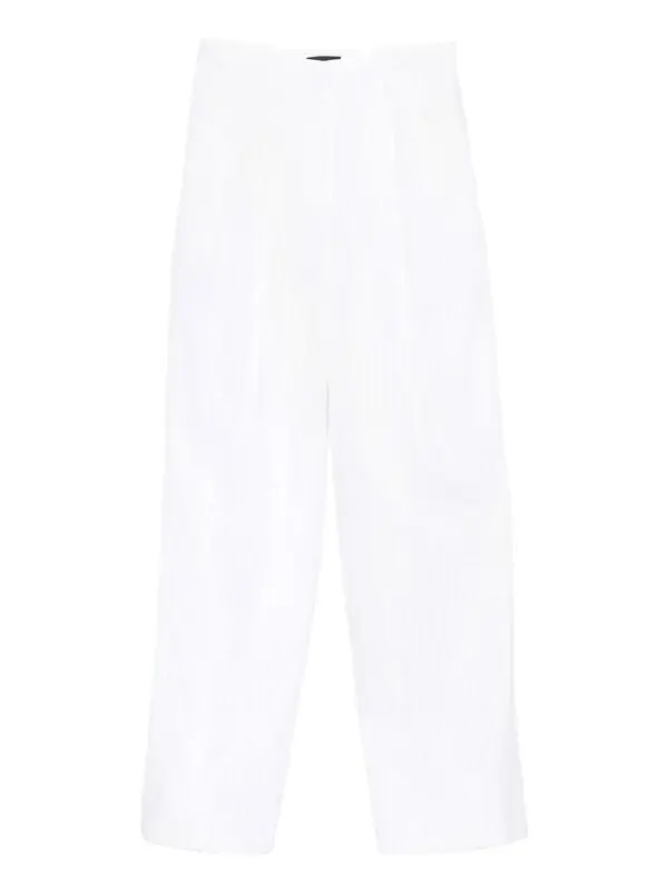 Theory Pinstripe Trousers - White