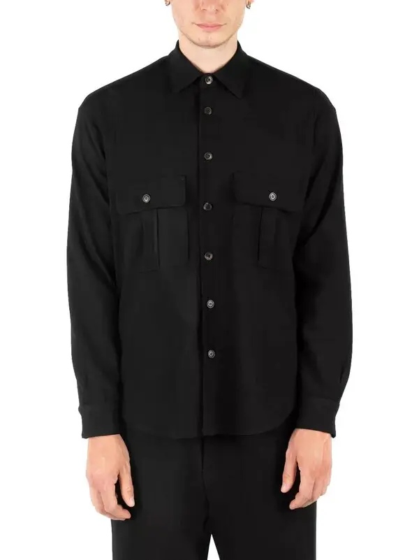 SOCIETE ANONYME Work Pocket Flap Shirt - Black