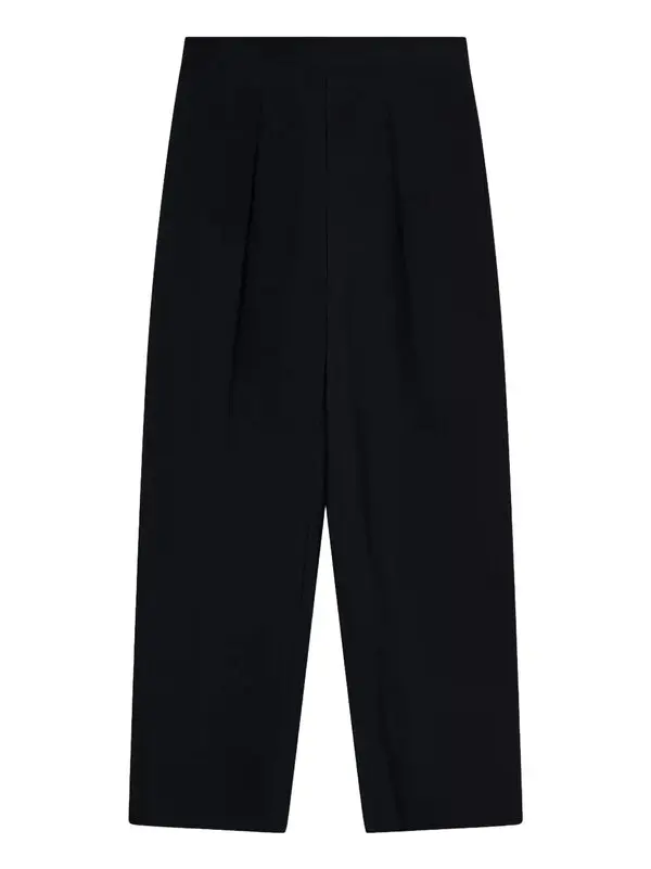 Emporio Armani Pleated Trousers - Black