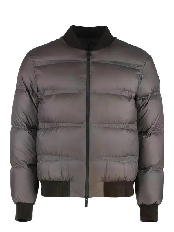 Moncler Quilted Padded Jacket - Brown