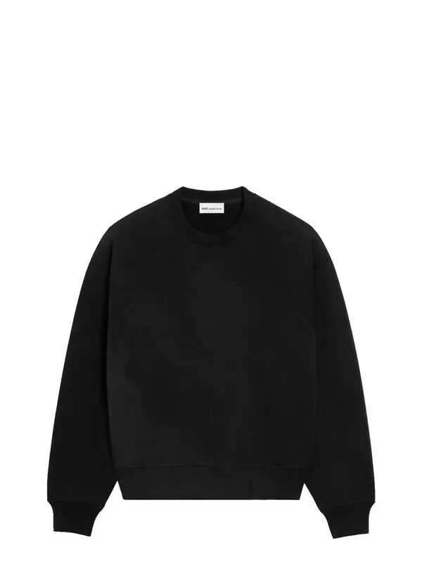Ami De Coeur Cotton Sweatshirt - Black