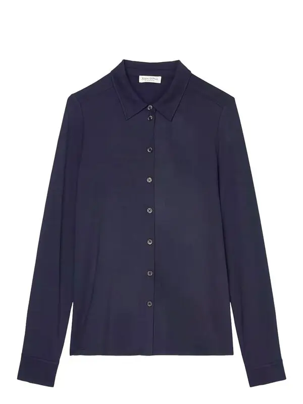 Marc O'polo Long-sleeve Button-up Shirt - Purple
