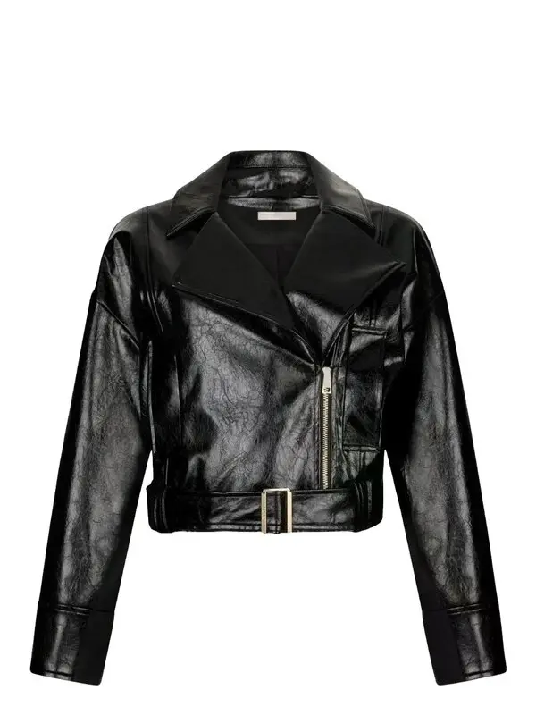 Liu Jo Belted Biker Jacket - Black