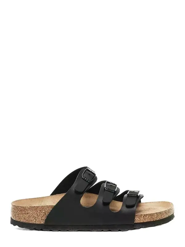 BIRKENSTOCK Florida Leather Sandals - Black
