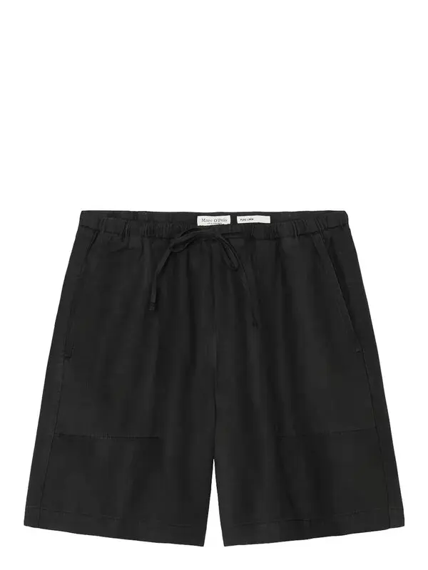 Marc O'polo Drawstring-waist Shorts - Black